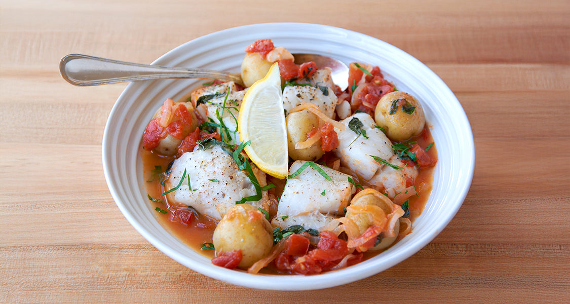 Morue à la portugaise | Recette Odessa – Les Poissonneries Odessa